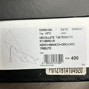 Versace Collection | Shoes | Versace Gold And White Classic Heels ...